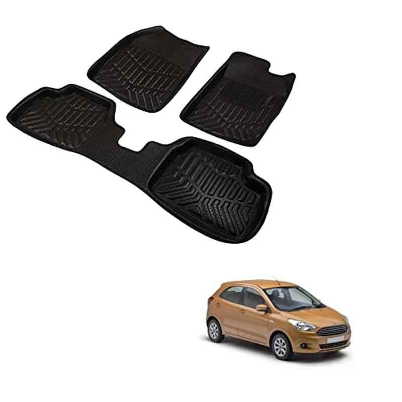 Buy Kozdiko 3D Black Car Foot Mat Set for Ford Figo New 2015 Present dshbdhb268 Online At Price 630