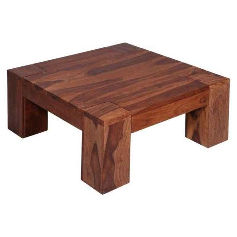 Buy Evok Light Walnut Vermount Solidwood Coffee Table IT00058409 Online At Best Price On Moglix