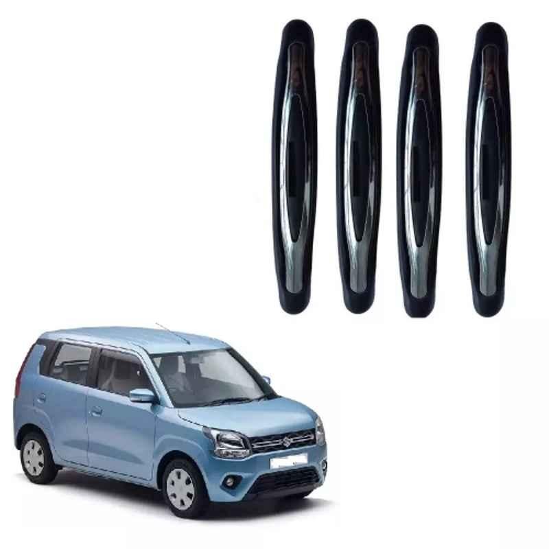 Buy Spreadx Plastic Car Compact Black Colour Elegant Door Guard Protection Universal Type for Maruti Suzuki Wagon R Type 4 Set Of 4 Pcs SPR 43VF4Z Online At Price 444