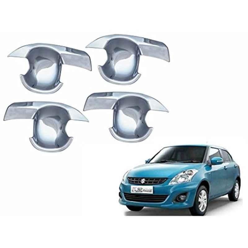 Buy Auto Pearl 4 Pcs ABS Chrome Finish Car Door Handle Bowl Set for without Sensor Model Maruti Suzuki Swift Dzire Type 2 Online At Price 775