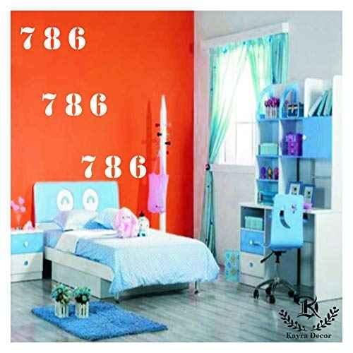 Buy Kayra Decor 16x24 inch PVC Holy Number 786 Wall Design Stencil ... Buy Kayra Decor 16x24 inch PVC Holy Number 786 Wall Design Stencil ...
