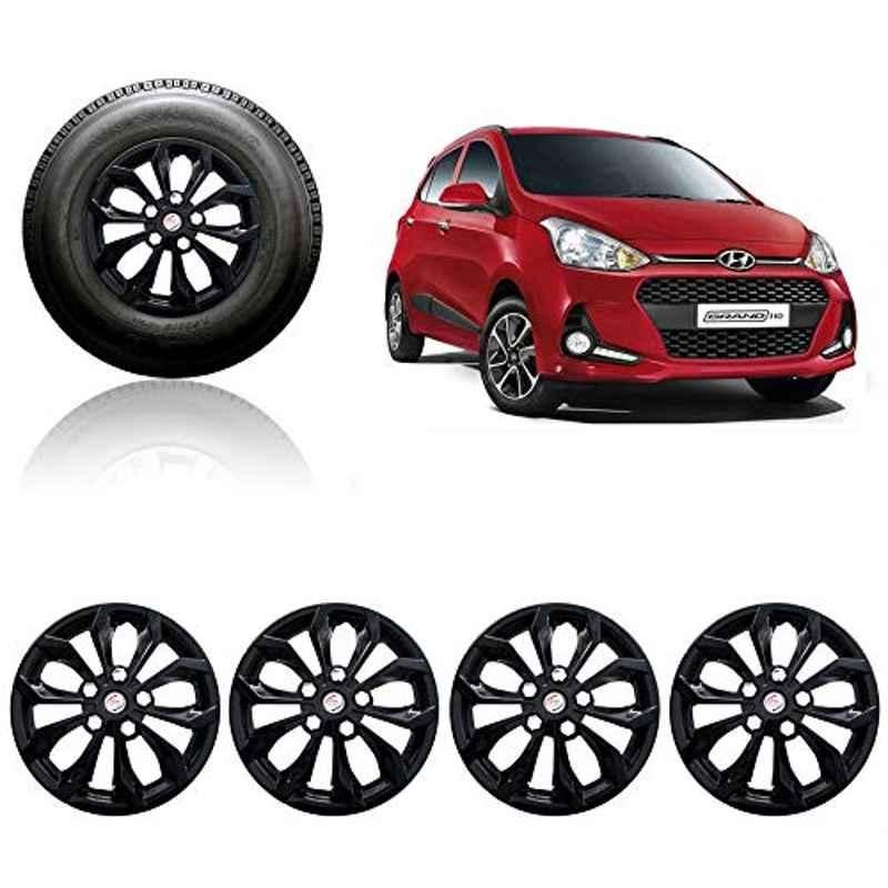 Buy Auto Pearl 4 Pcs 14 inch ABS Black Car Wheel Cover Set for Hyundai i10 Grand 2017 Online At Price 1327