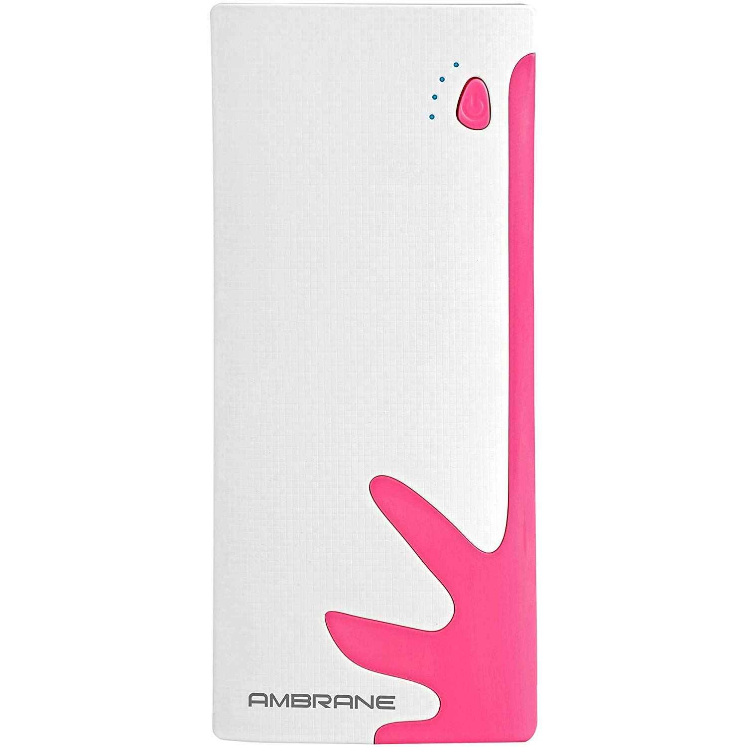 Buy Ambrane 10000mAh Pink Power Bank P 1122 Online At Best Price On Moglix