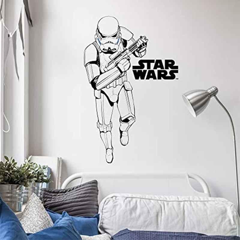 Buy Asian Paints W107WZ94L45 Wall Ons 0.7x0.45ft Vinyl Star Wars Imperial Stormtrooper UV Printed Self Adhesive Wall Sticker HPCA21424 Online At Best Price On Moglix
