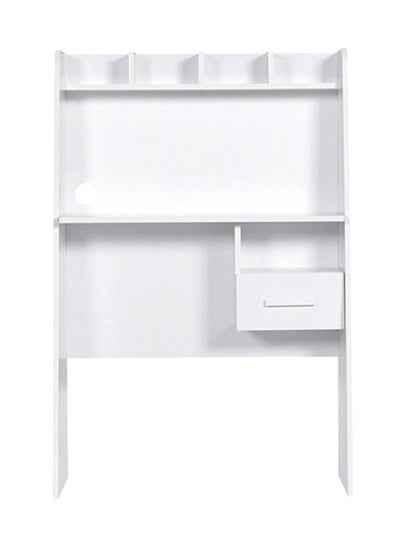 Buy Homebox 80x45x121cm Wood White Cody Study Desk Hutch SGYST003WHTOnline at Best Price in UAE