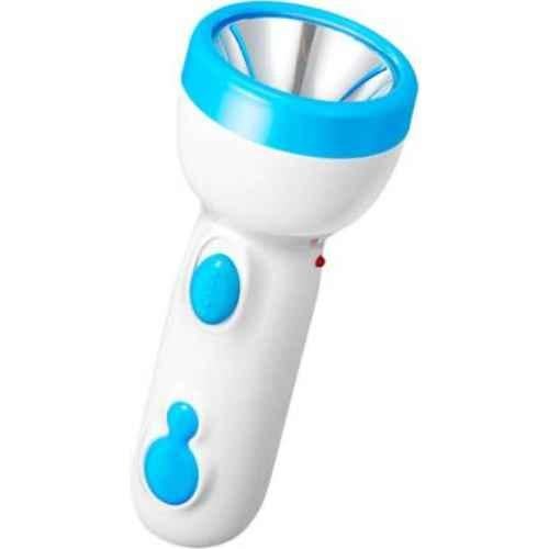 Buy DP 0.5W ABS White & Blue Portable Rechargeable LED Torch, 9032 ...