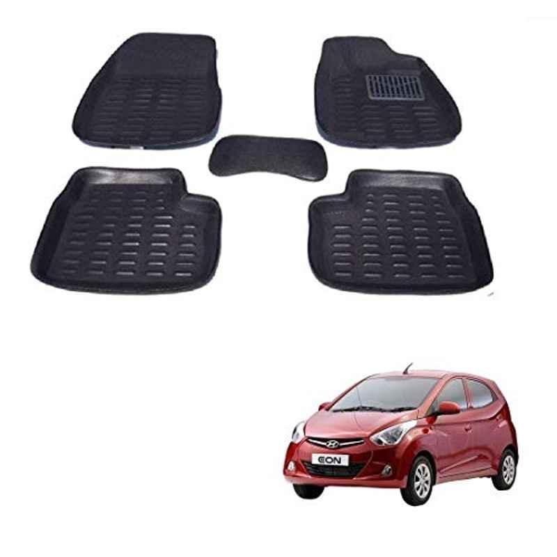 Buy Kozdiko 5 Pcs 3D Black Car Foot Mat Set for Hyundai Eon koz 68052 Online At Price 674