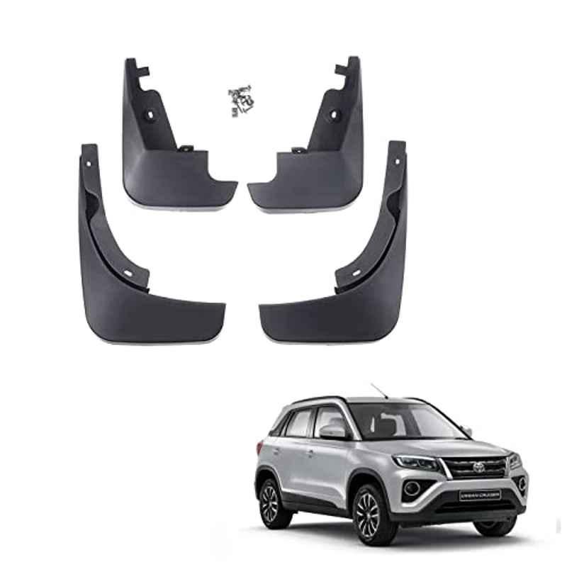 Buy Kozdiko 4 Pcs Black O.E Type Custom Fit Front Rear Car Mud Flap Guard Set for Toyota Urban Cruiser Online At Price 310