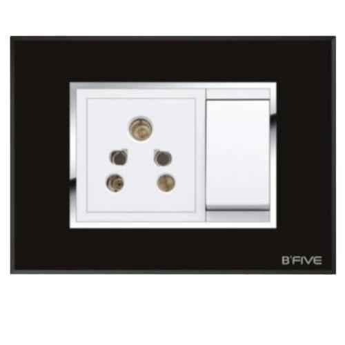 Buy B-Five Black Mirror 2 Module Modular Plate, B-62B (Pack of 10 ...
