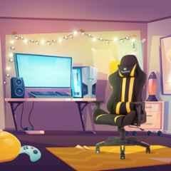 Buy Innowin IGC Defender Yellow Fabric & PU Leather High Back Gaming ...