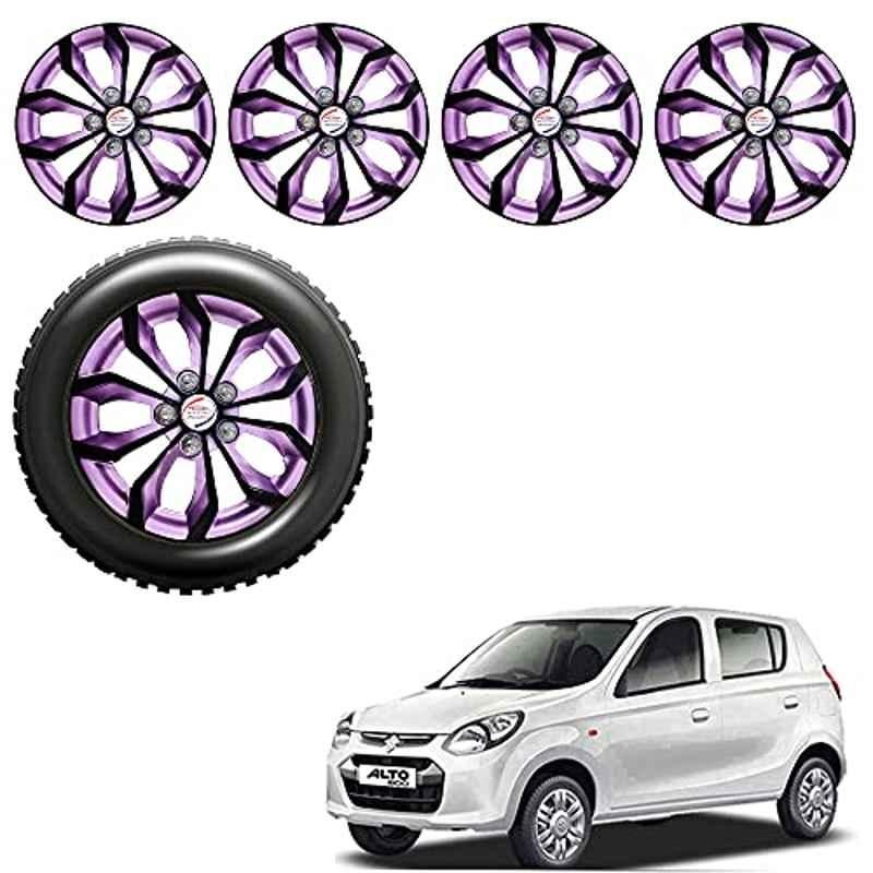 Buy Auto Pearl 4 Pcs 12 inch ABS Black Violet Car Wheel Cover Set for Maruti Suzuki Alto 800 Online At Price 1098