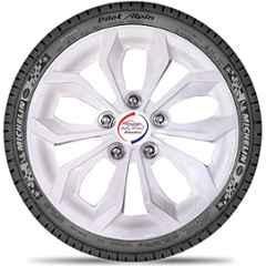 Buy Auto Pearl 4 Pcs 15 inch ABS Pearl White Hubcap Wheel Cover Set ...