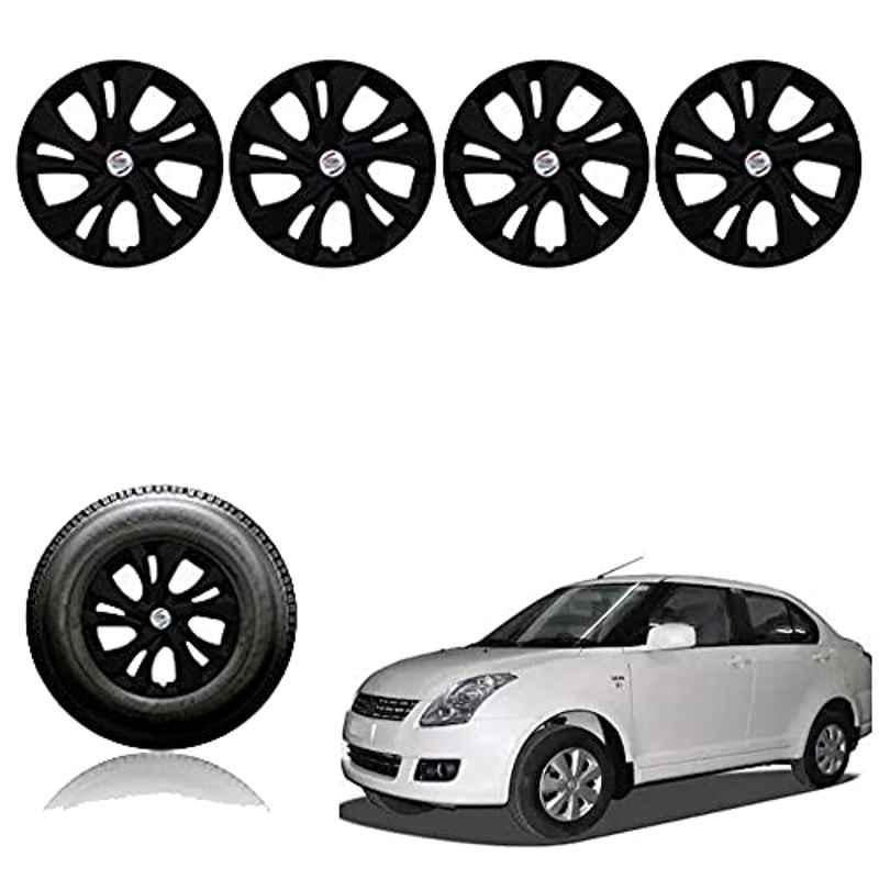 Buy Auto Pearl 4 Pcs 14 inch Plastic Black Press Fitting Wheel Cover Set for Maruti Suzuki Swift Dzire T 1 Online At Price 1326