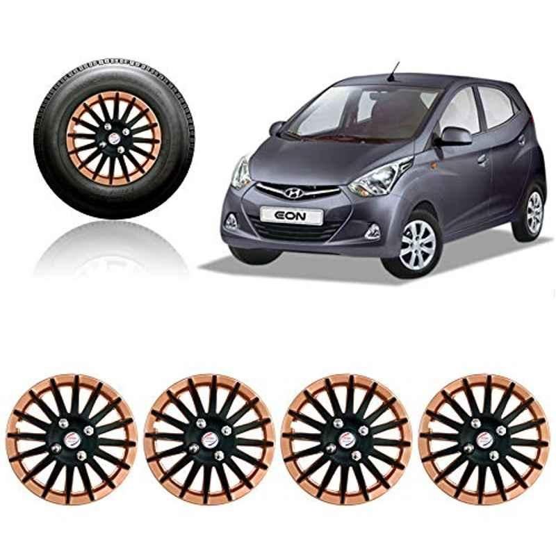 Buy Auto Pearl 4 Pcs 12 inch Copper Black Press Fitting Wheel Cover Set for Hyundai Eon ERA Online At Price 1095