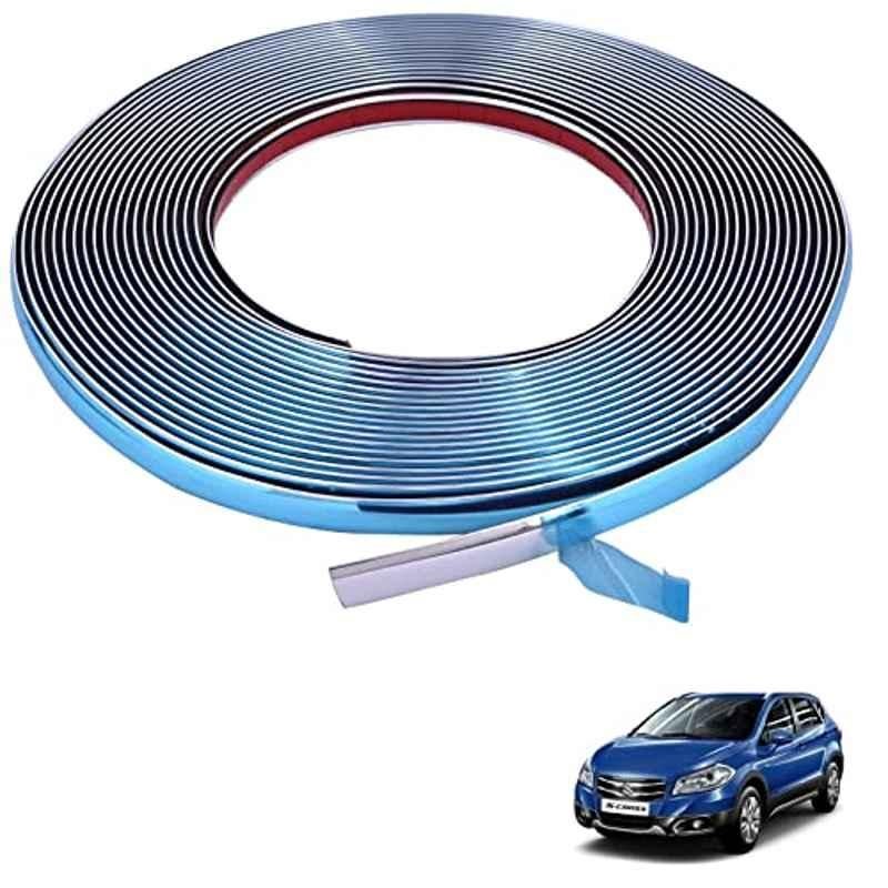 Buy Kozdiko 20m 14mm Silver Car Side Window Chrome Beading Roll for Maruti Suzuki S Cross Online At Price 394