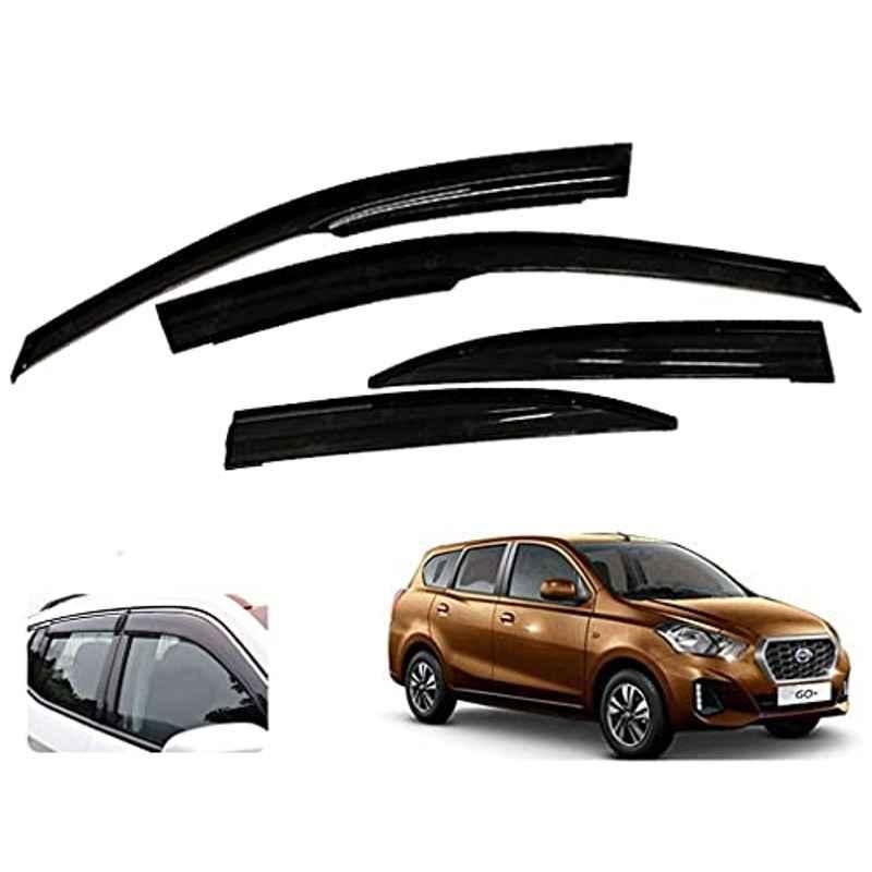 Buy Auto Pearl 4 Pcs ABS Black Wind Door Visor Side Car Rain Guard Set For Datsun Go Plus Online At Best Price On Moglix