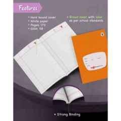 Buy Target Publications Regular 172 Pages Brown Ruled Double Line ...