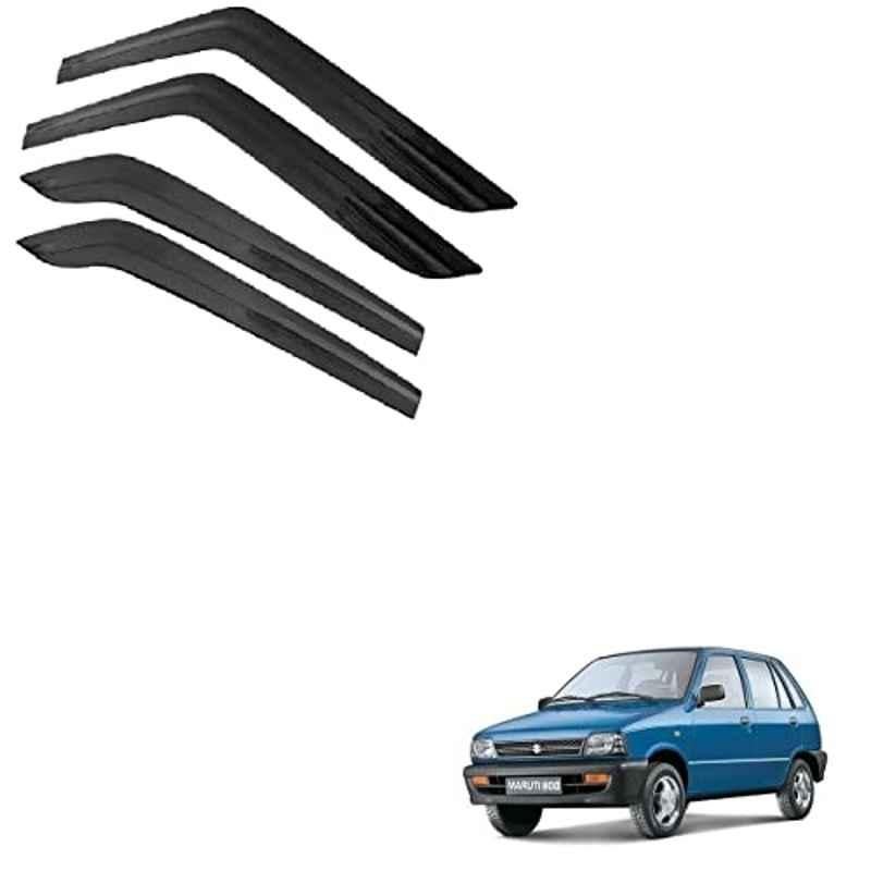 Buy Kozdiko Plastic Black Car Door Visor for Maruti Suzuki 800 Online At Price 1002